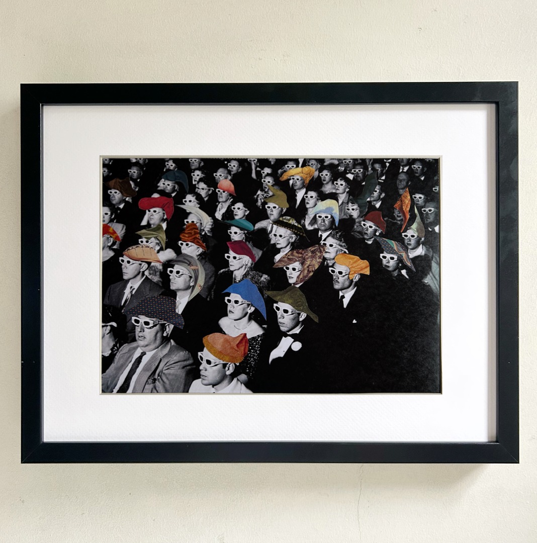 FOR EYERMAN SERIES: No.6 17 x 13.5 inches Original Collage Artwork with ...