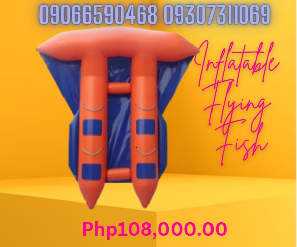 For Sale 4 persons capacity of inflatable flying fish, Commercial ...