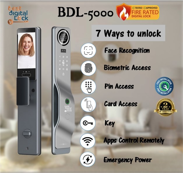 [FREE INSTALLATION] BEST-D-LOCK Digital Lock BDL-5000 App Control ...