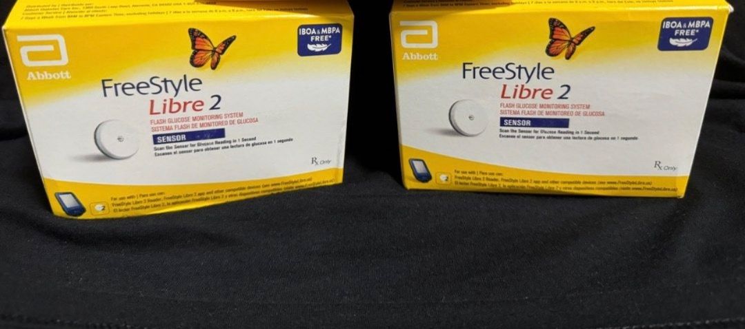 Freestyle Libre 2 Sensors (USA version) Exp. July and August 2025 ...