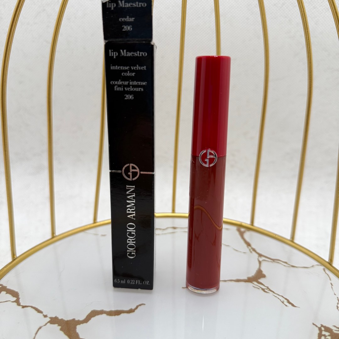 GIORGIO ARMANI Lip Maestro - Cedar 206, Beauty & Personal Care, Face ...