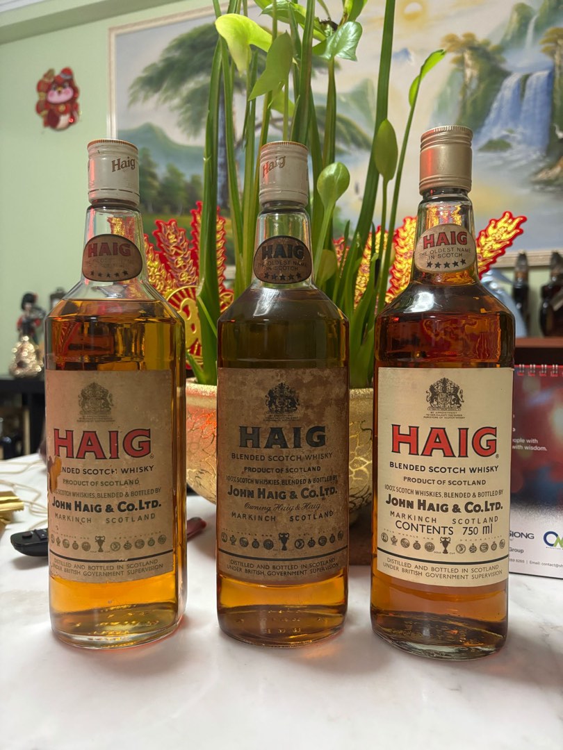 HAIG Blended Scotch Whisky 1980S . 750ml. 1 for 130$, Food & Drinks ...