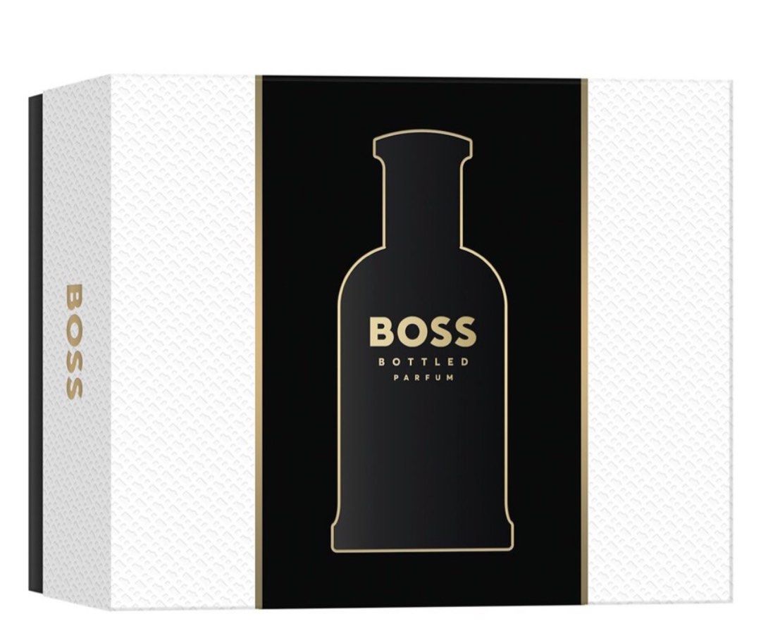 Hugo Boss Bottled Parfum 3PCS Gift Set (100ml Spray + 100ml Shower Gel ...