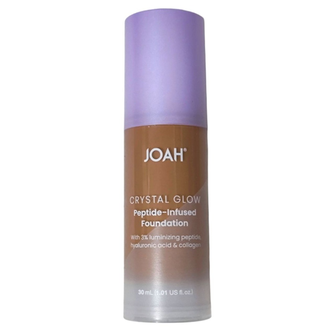 JOAH Crystal Glow Peptide-Infused Foundation, 2-in-1 Multitasking Korean Makeup with Blurring ...