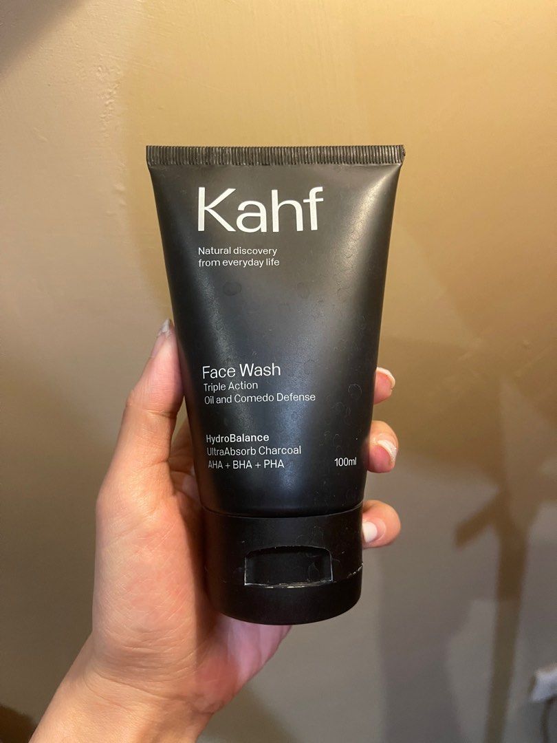 KAHF Triple Action Oil and Comedo Defense Face Wash 100 ml, Kesehatan ...