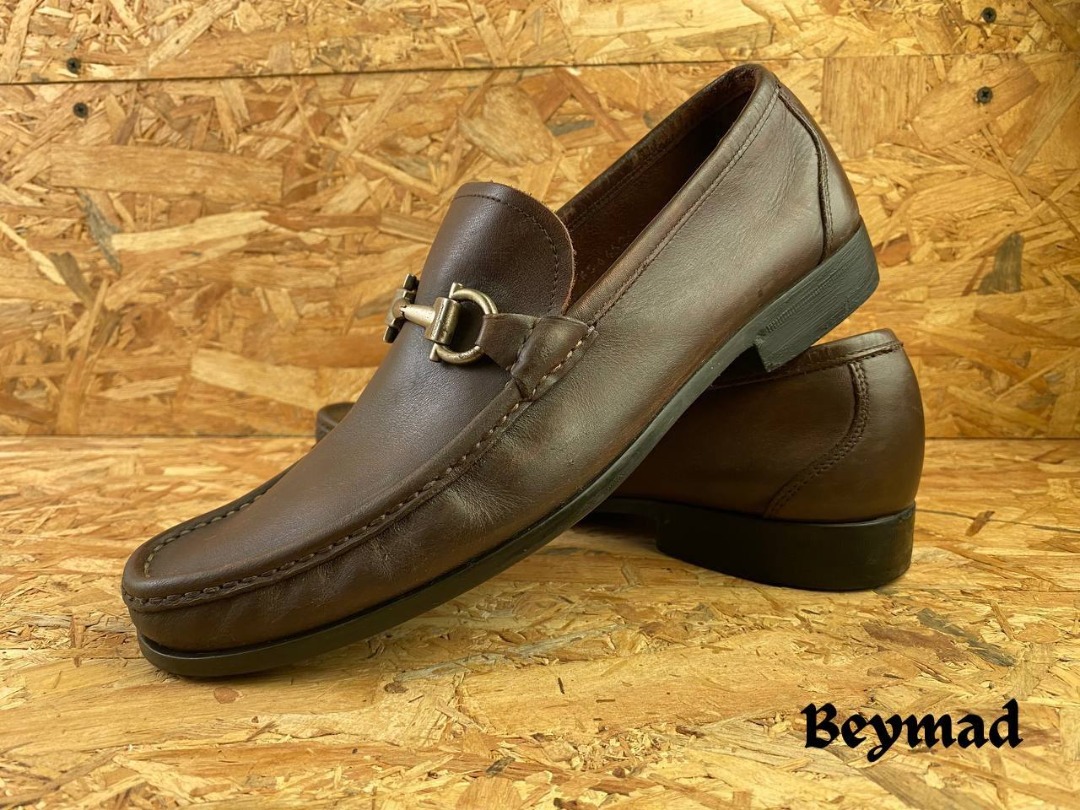 KASUT SALVATORE FERRAGAMO FLORENCE LOAFER WARNA Coklat SF008S, Luxury ...