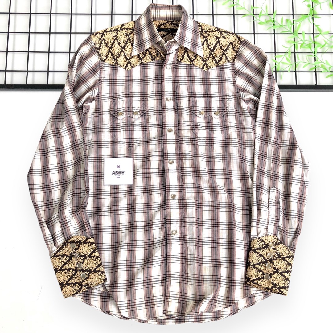 Kemeja Gucci not gucci Shirt not gucci western shirt not kemeja branded ...