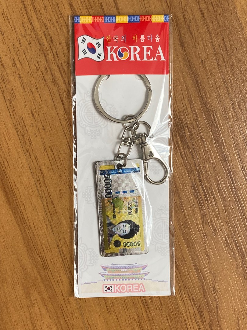 Korea Money Note Keychain, Hobbies & Toys, Collectibles & Memorabilia ...