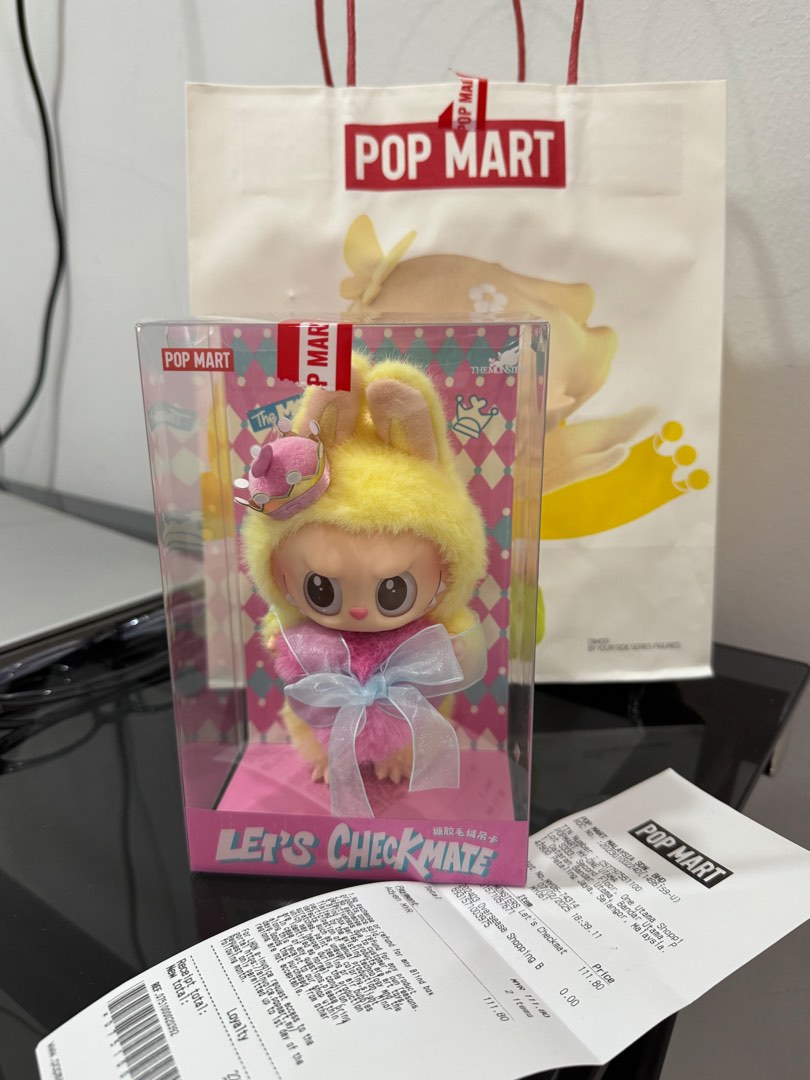 Labubu Checkmate Valentine, Hobbies & Toys, Toys & Games on Carousell