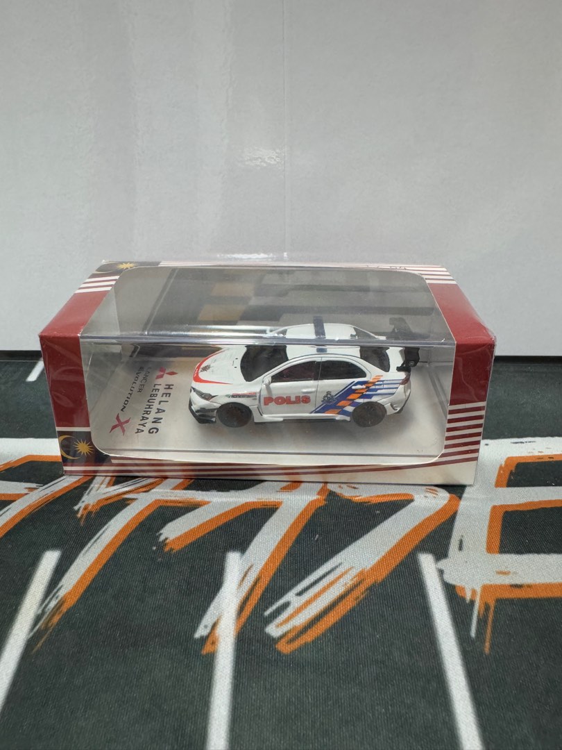 Malaysia polis Lancer Evolution, Hobbies & Toys, Toys & Games on Carousell
