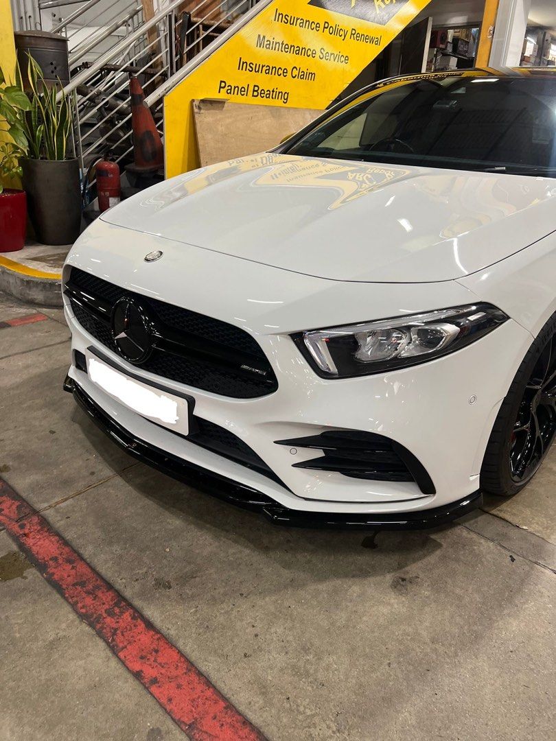 Mercedes A35/AMG Line W177 Maxton Front Splitter, Car Accessories ...