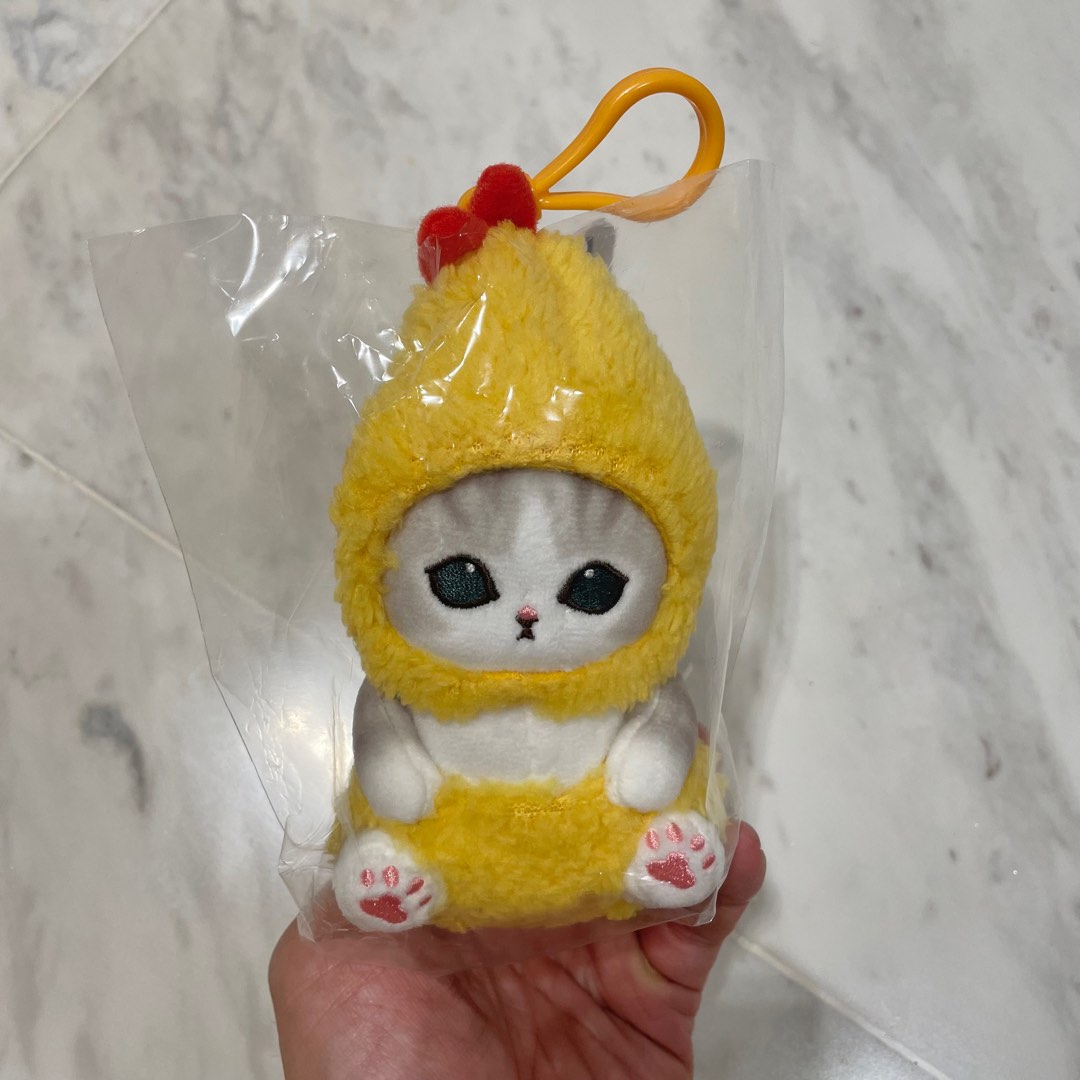 Mofusand Rolling Shrimp Ebi-nyan plush keychain from Tokyo, Hobbies & Toys, Memorabilia ...