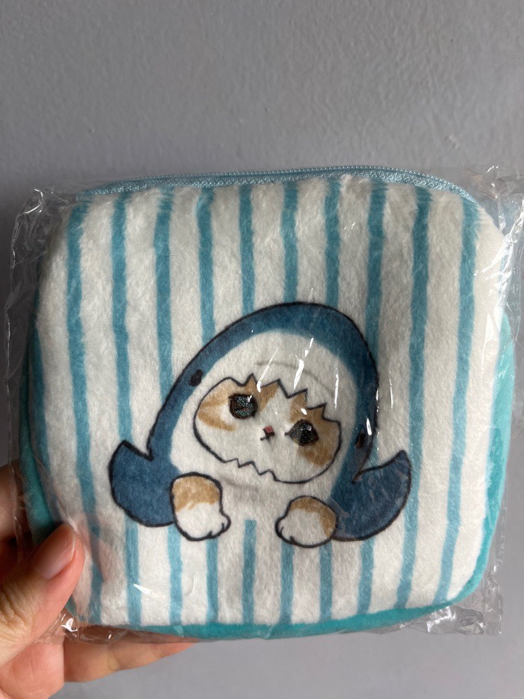 Mofusand Shark Pouch, Women's Fashion, Bags & Wallets, Purses & Pouches ...