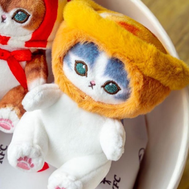 Mofusand X KFC plushie, Hobbies & Toys, Toys & Games on Carousell