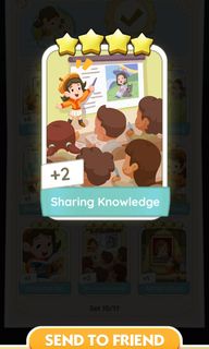 Monopoly Go Sharing Knowledge Sticker, Video Gaming, Gaming Accessories ...