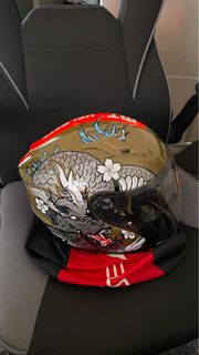 MT AVENUE KOI FISH DRAGON HELMET, Motorcycles, Motorcycle Apparel on ...
