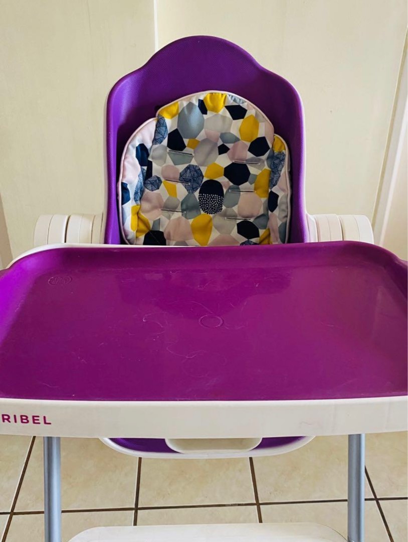 Oribel Cocoon High Chair with Seat Liner and Cup Holder, Babies & Kids ...