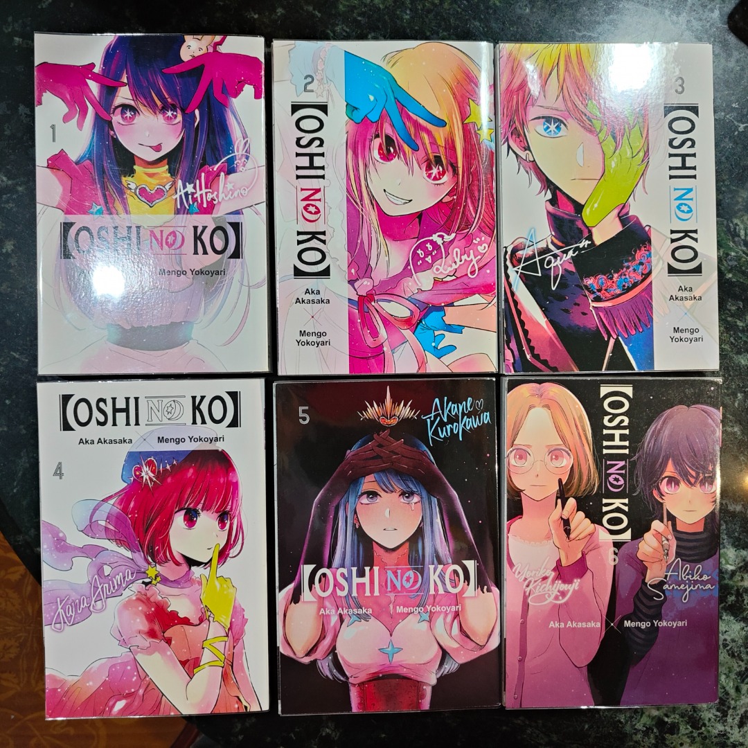 Oshi No Ko Manga Volumes 1-6 (Price Updated), Hobbies & Toys, Books ...