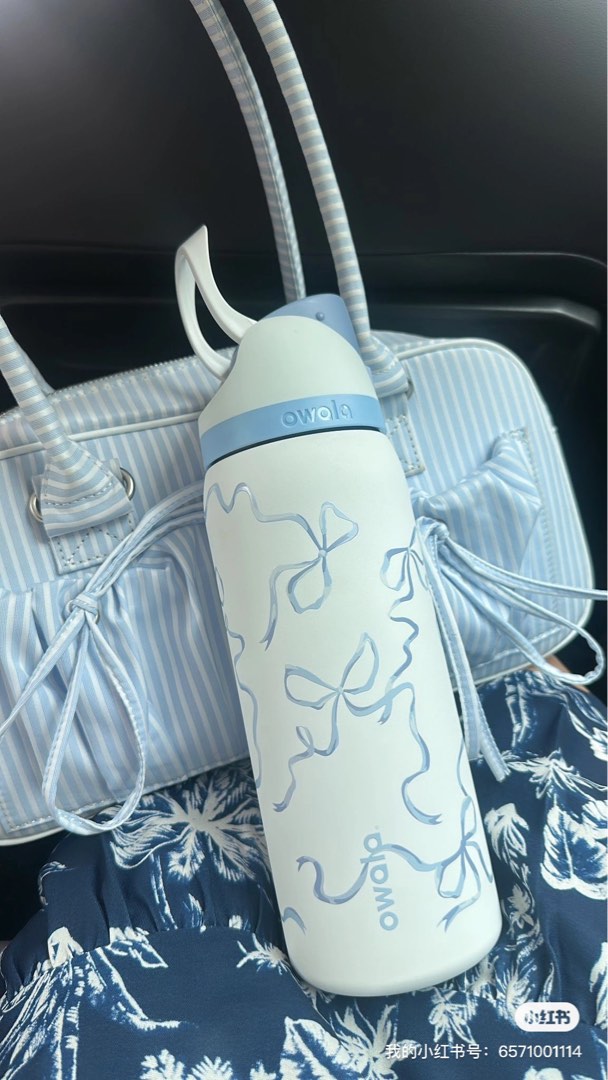 Owala Blue Butterfly Ribbon 32oz, Furniture & Home Living, Kitchenware ...