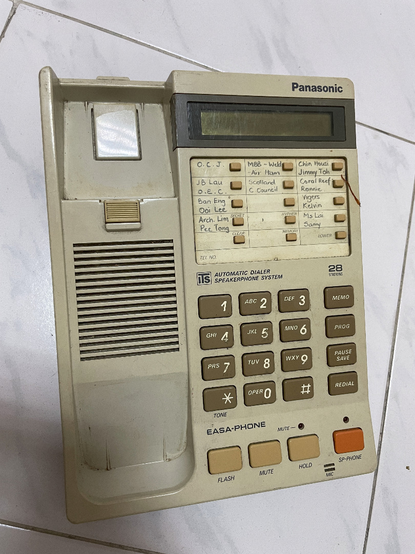 Panasonic EASA-phone speaker phone vintage office telephone phone ...