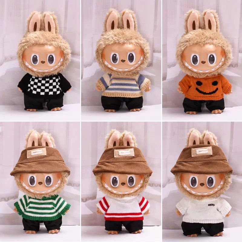 (Pre Order) Labubu V1 & V2 3 in 1 Wear Clothing Set, Hobbies & Toys ...