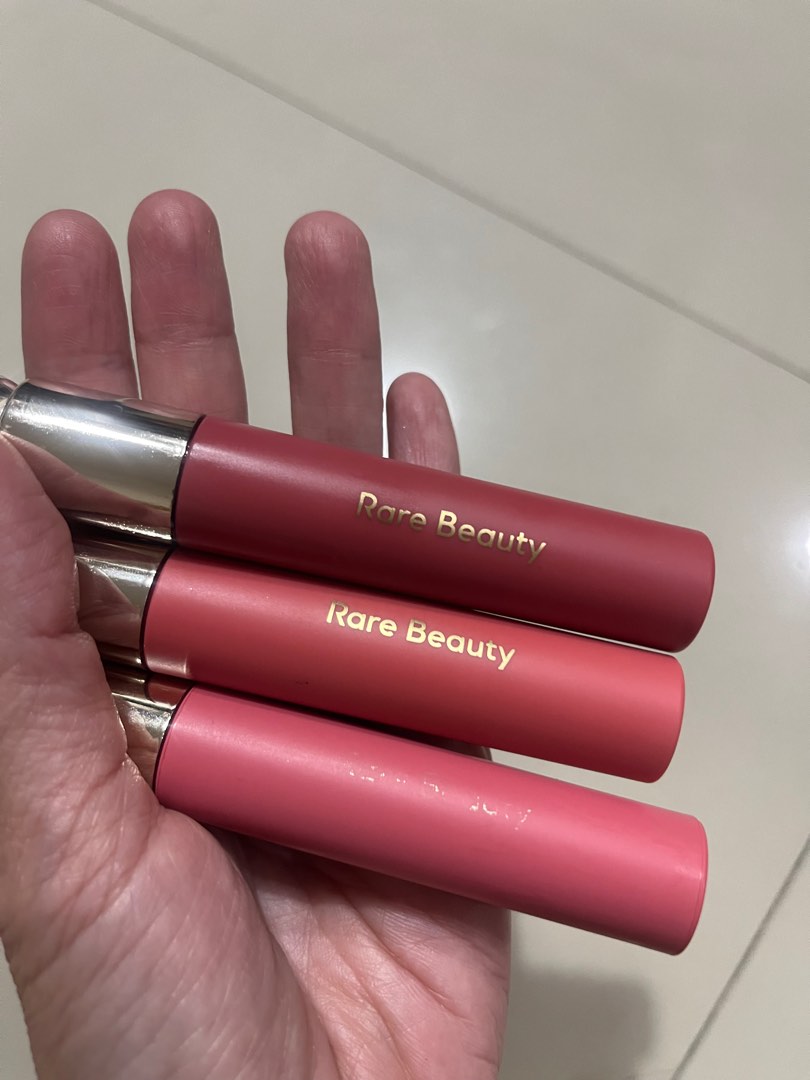 Rare Beauty Lip Tint Ori vs Fake, Kesehatan & Kecantikan, Rias Wajah di ...