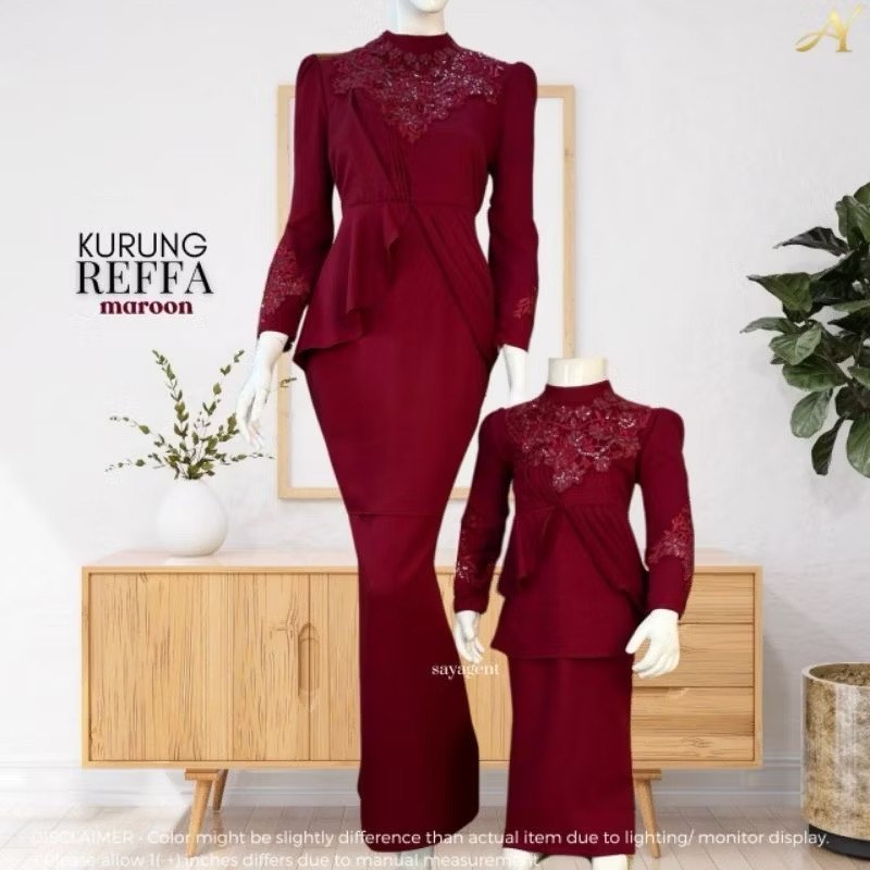 Reffa modern kurung lace 2025, Babies & Kids, Babies & Kids Fashion on ...