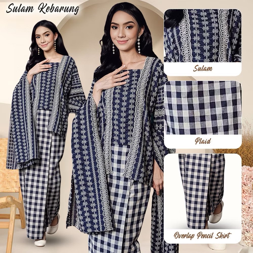 SARI KESUMA KEBAYA [RAYA 2025], Women's Fashion, Muslimah Fashion, Baju ...