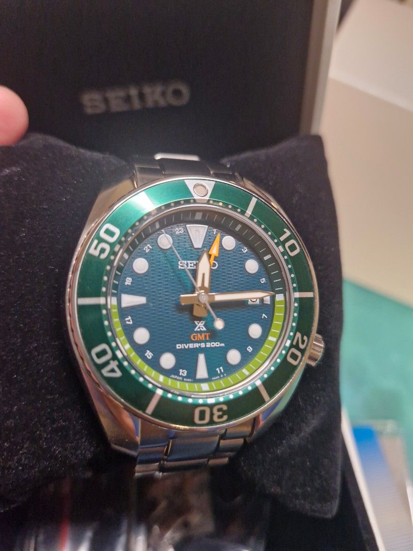 Seiko Hulk Solar Sumo GMT SFK003J1 Made In Japan, Men's Fashion ...
