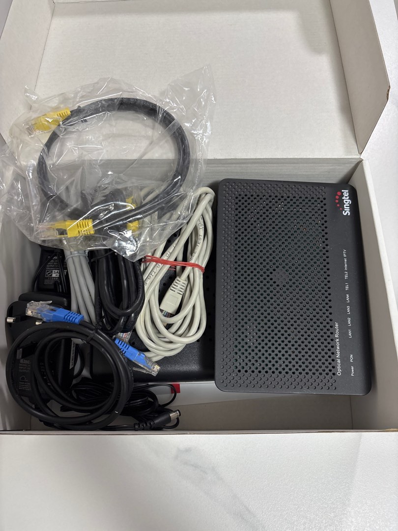 Singtel Optical Network Router, Computers & Tech, Parts & Accessories ...