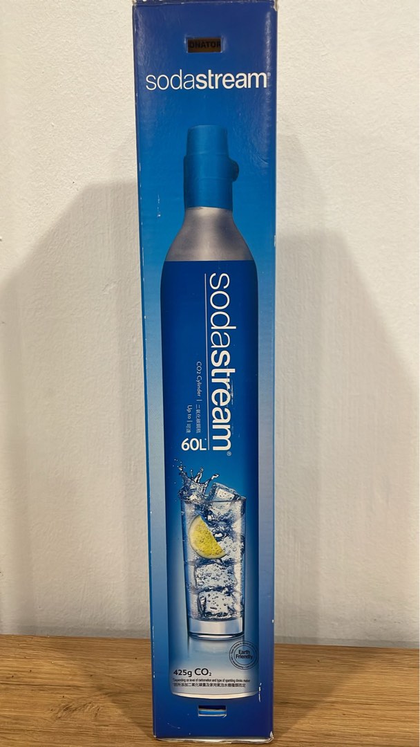 Sodastream original spare Co2 gas cylinder 60L, Food & Drinks ...