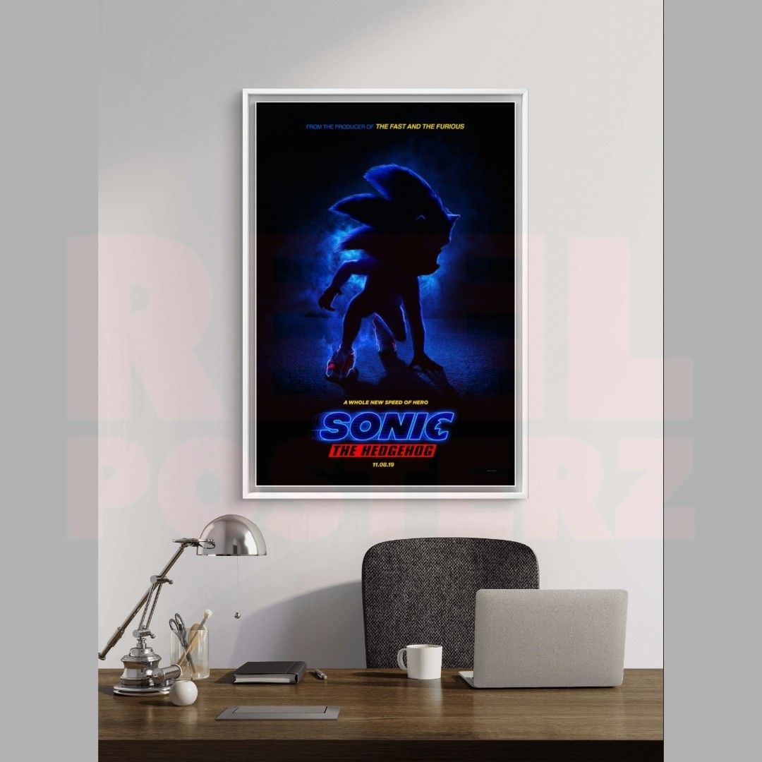 SONIC THE HEDGEHOG (2020) Movie Poster 2-Sided Original International ...