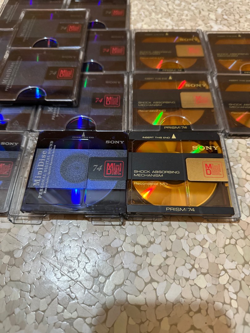 Sony MiniDisc MD for Walkman 74 minutes, Audio, Portable Audio ...