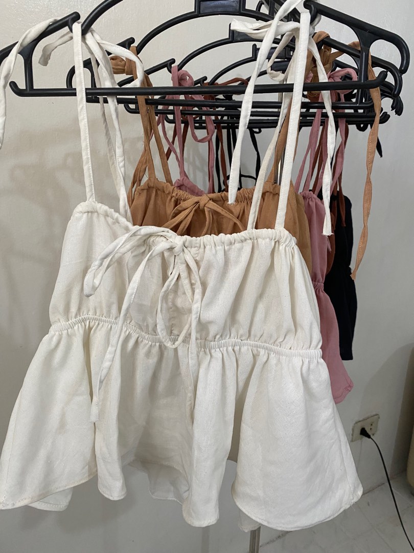 STRING TOP - FREE SIZE FIT SMALL TO MEDIUM, Women's Fashion, Tops ...