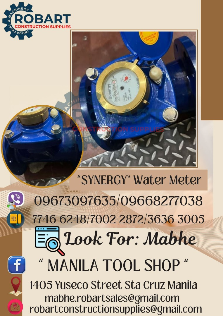"SYNERGY" Water Meter, Furniture & Home Living, Cleaning & Homecare ...
