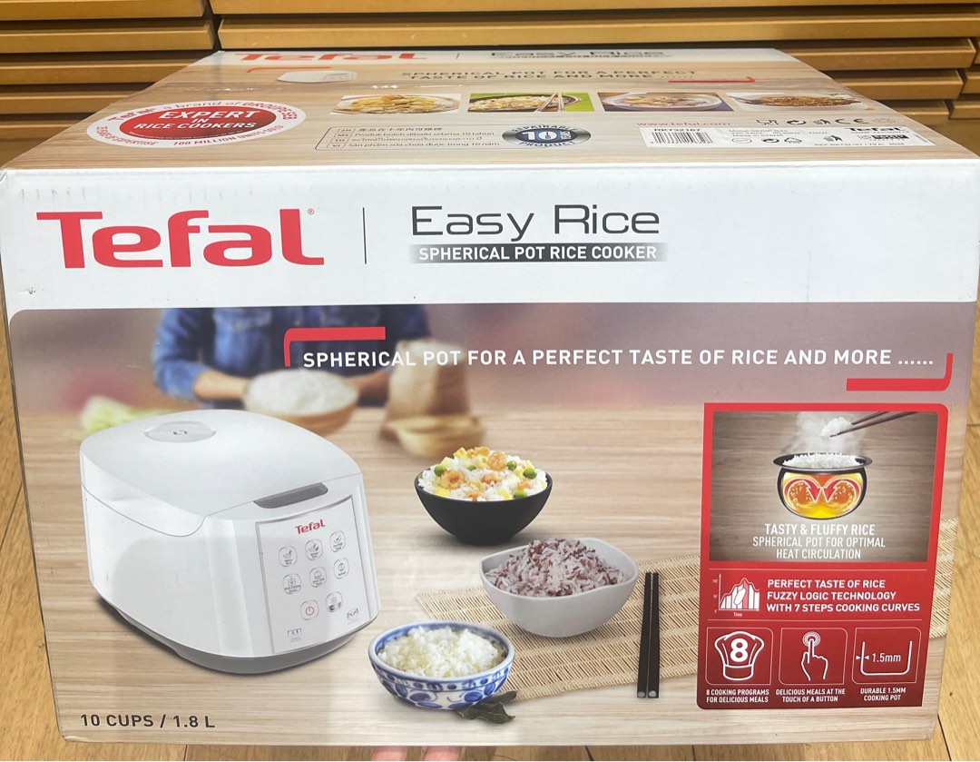 TEFAL RK7321 EASY RICE SPHERICAL POT RICE COOKER 1.8L | Rice cooker ...