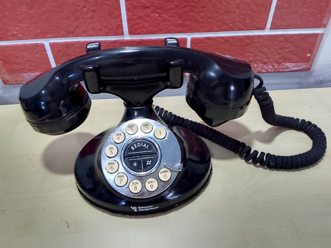 Telpon kabel Jadul Vintage classic made in KOREA Berfungsi dengan baik ...
