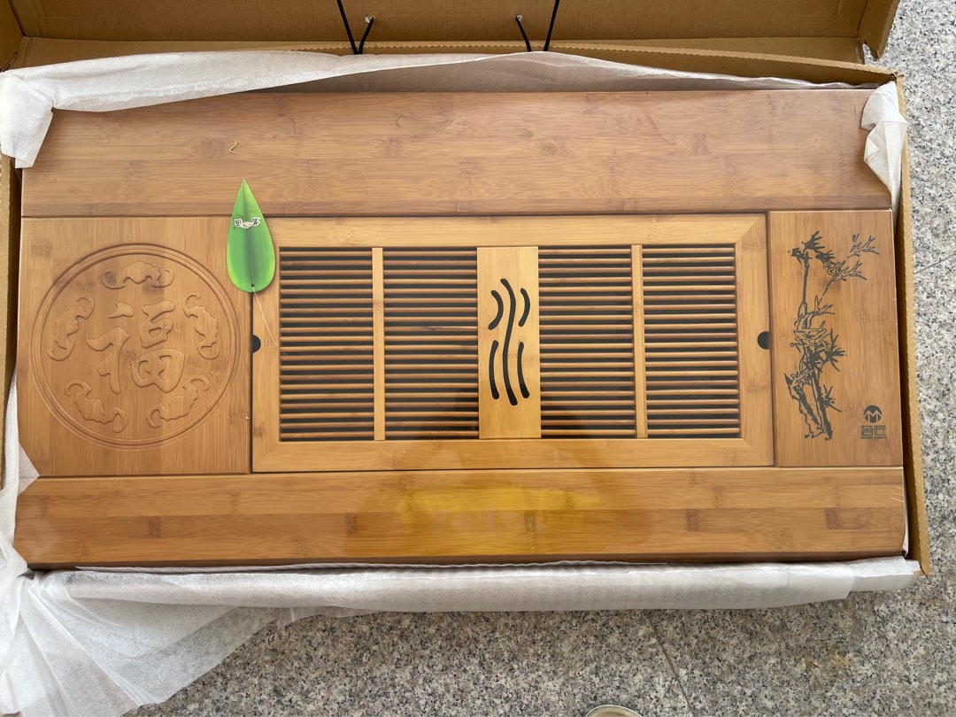 Traditional Chinese Ming Jiang tea tray, Furniture & Home Living ...