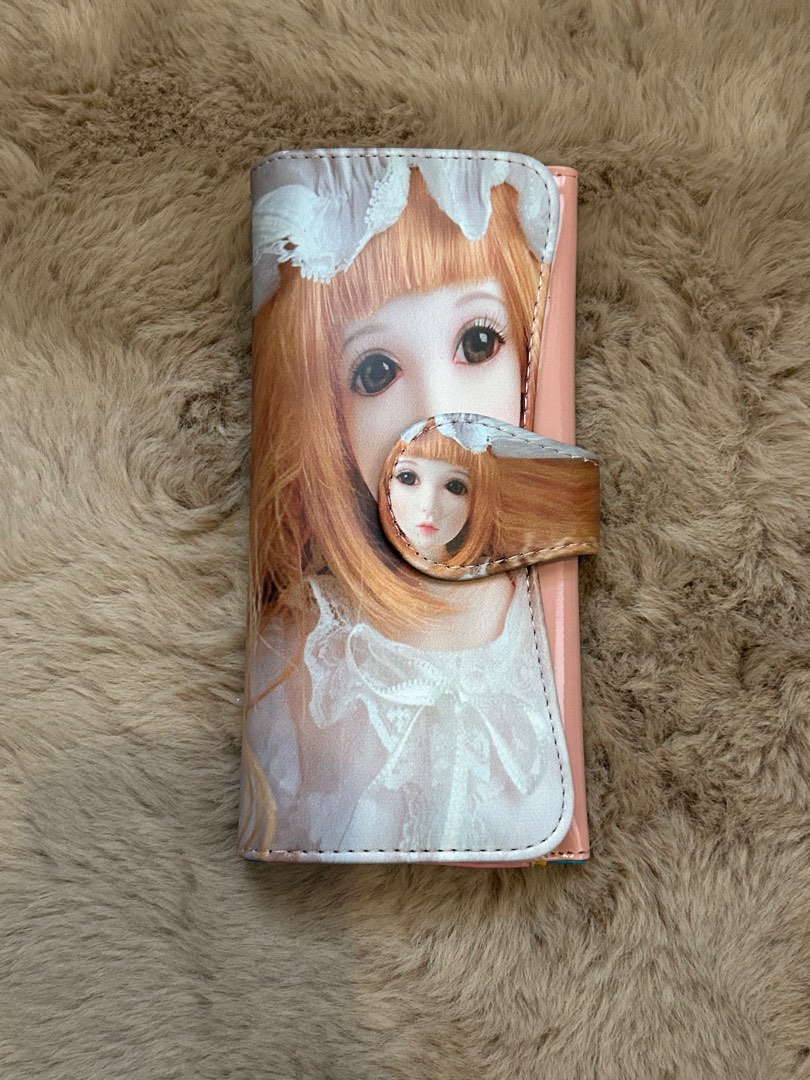Trifold long lolita coquette dollette wallet, Women's Fashion, Bags & Wallets, Wallets & Card ...
