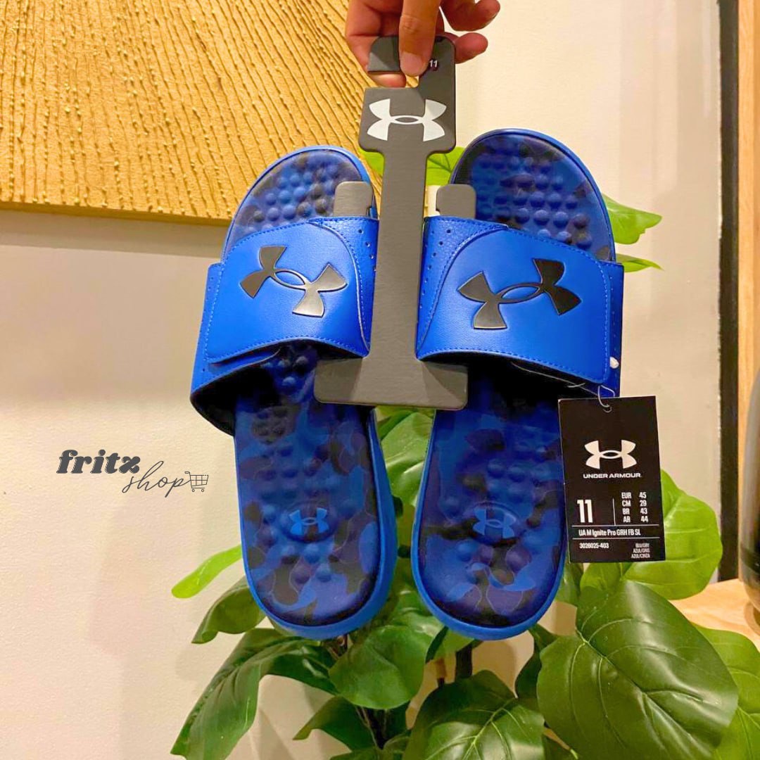 Under armour slides, Men's Fashion, Footwear, Slippers & Slides on ...