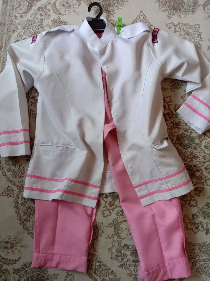 Uniform Puteri Islam + tudung, Women's Fashion, Dresses & Sets, Sets or ...