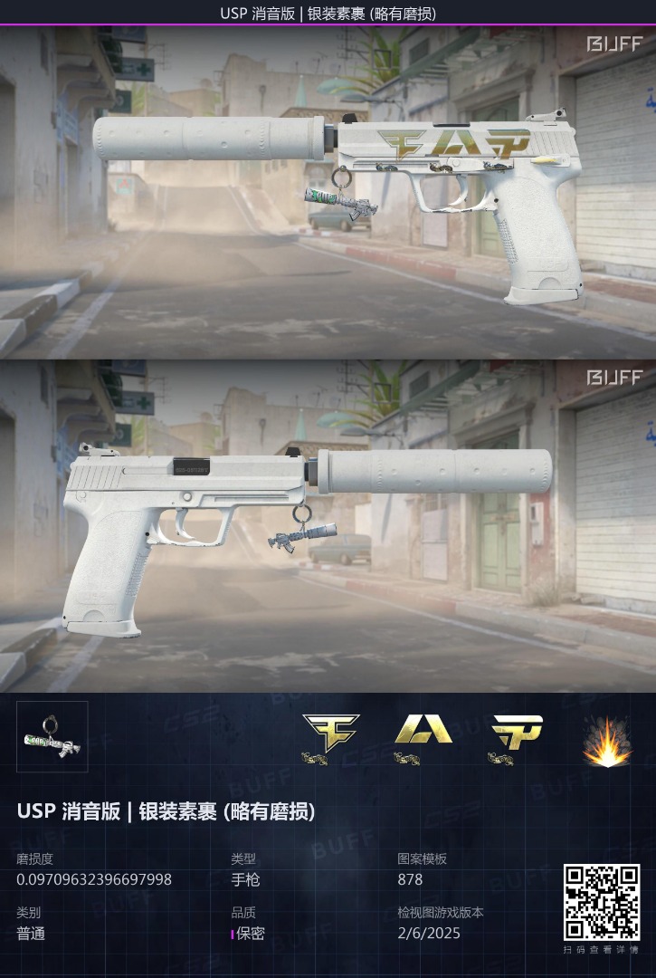 USP-S | WHITEOUT MW | CSGO CS2 SKINS, Hobbies & Toys, Toys & Games on Carousell