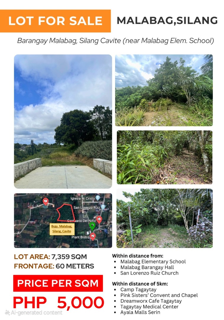 VACANT COMMERCIAL LOT FOR SALE IN SILANG CAVITE NEAR TAGAYTAY, Property ...