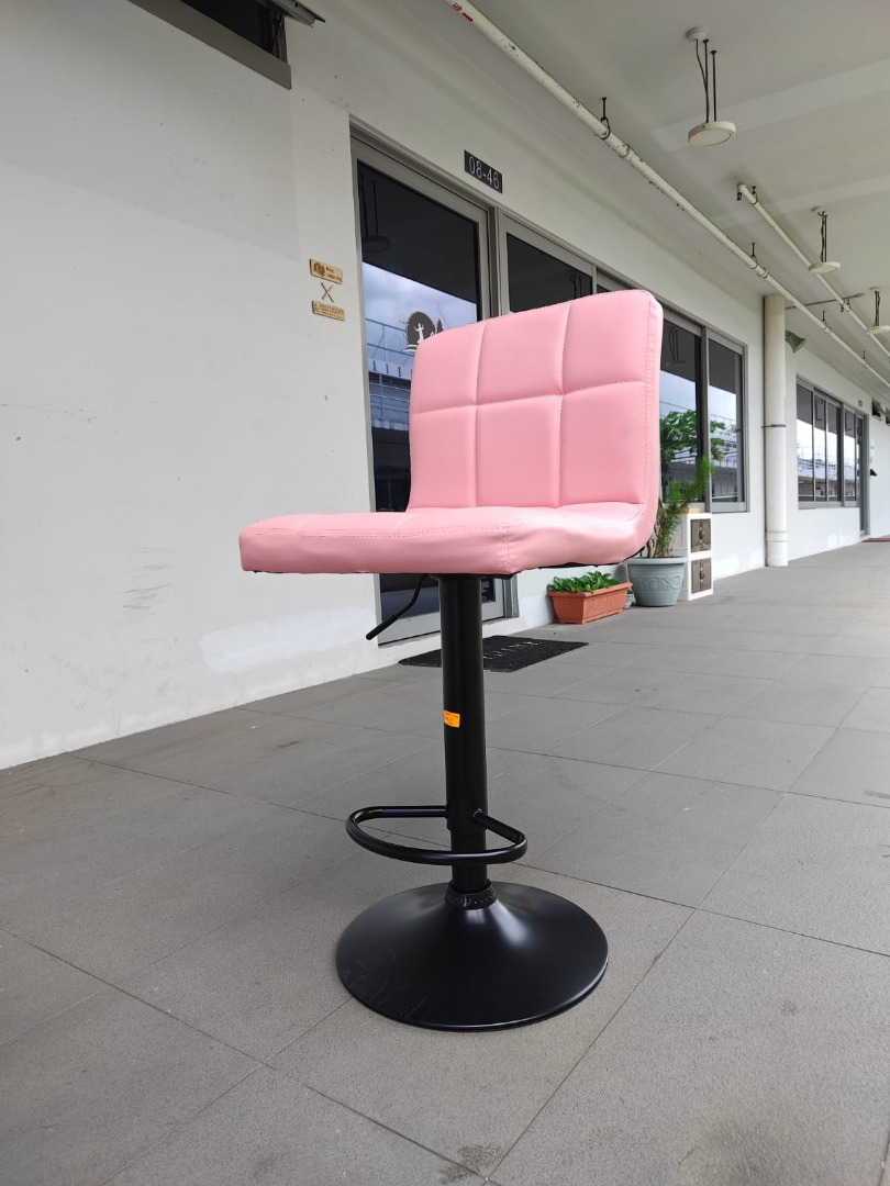 (ULTIMATED PRICE) VADO Bar Stools in Pink, Furniture & Home Living ...