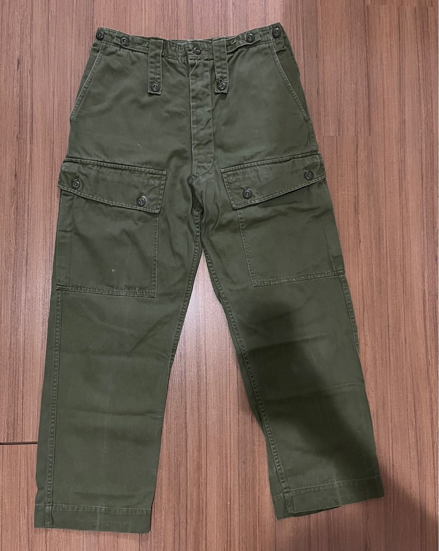 VINTAGE 80s AUSTRALIAN ARMY TROUSER, Men's Fashion, Bottoms, Trousers ...