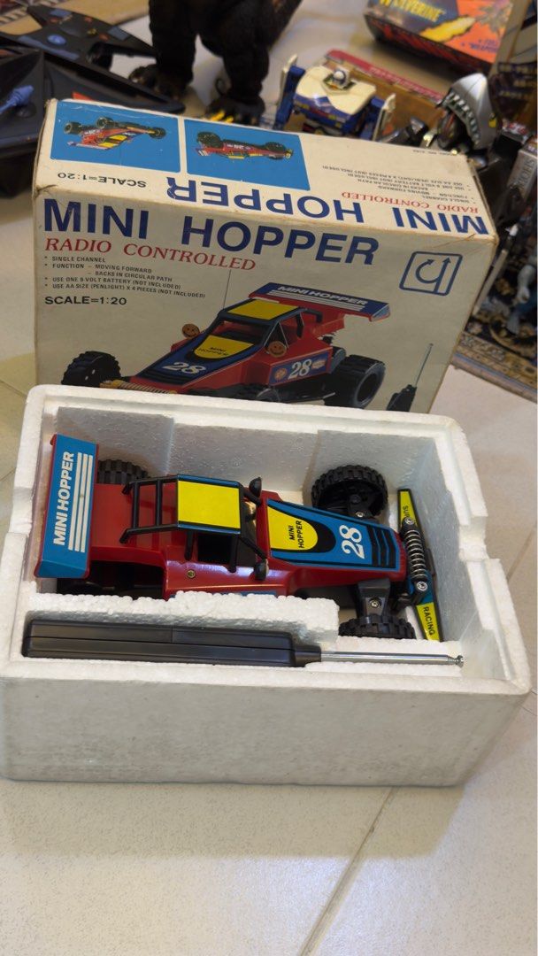 vintage rc mini hopper 1988, Hobbies & Toys, Toys & Games on Carousell