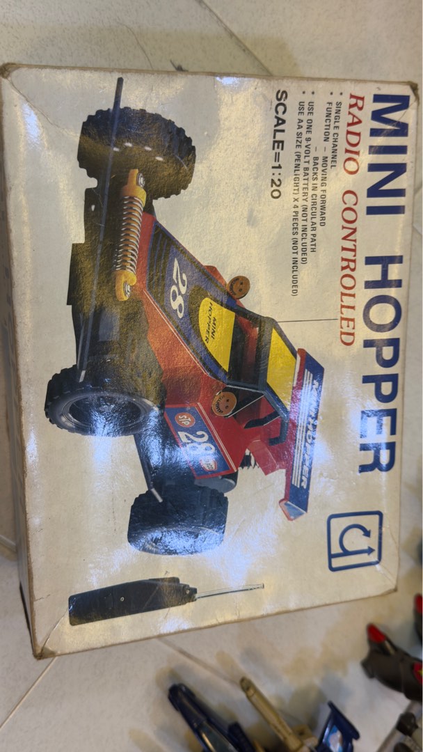vintage rc mini hopper 1988, Hobbies & Toys, Toys & Games on Carousell