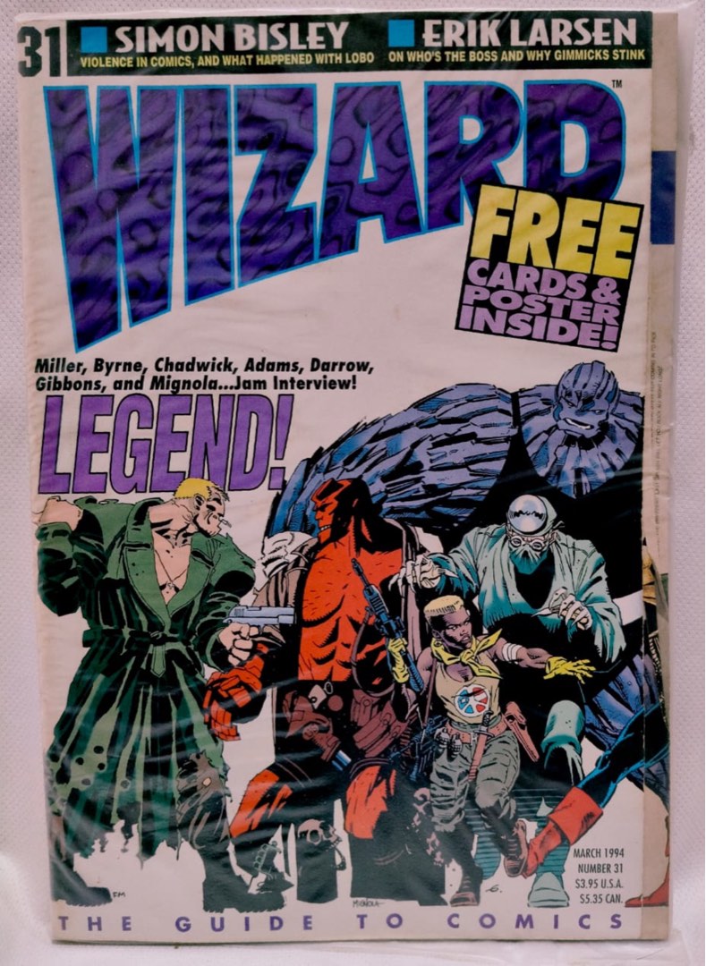 Vintage Wizard The Guide To Comics (used), Hobbies & Toys, Books ...