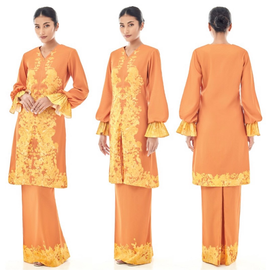 3 pasang Wanzar Teresa kurung set ibu anak saiz M, XS & 3-4 (kids ...