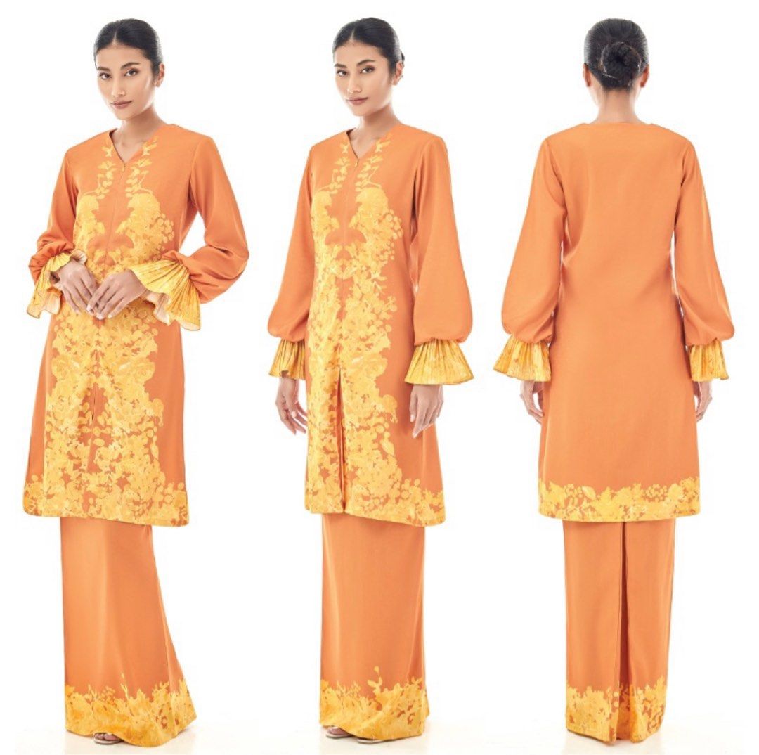 3 pasang Wanzar Teresa kurung set ibu anak saiz M, XS & 3-4 (kids ...